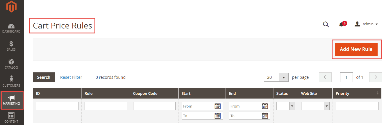How To Add Shopping Cart Price Rule In Magento2? - Webiators