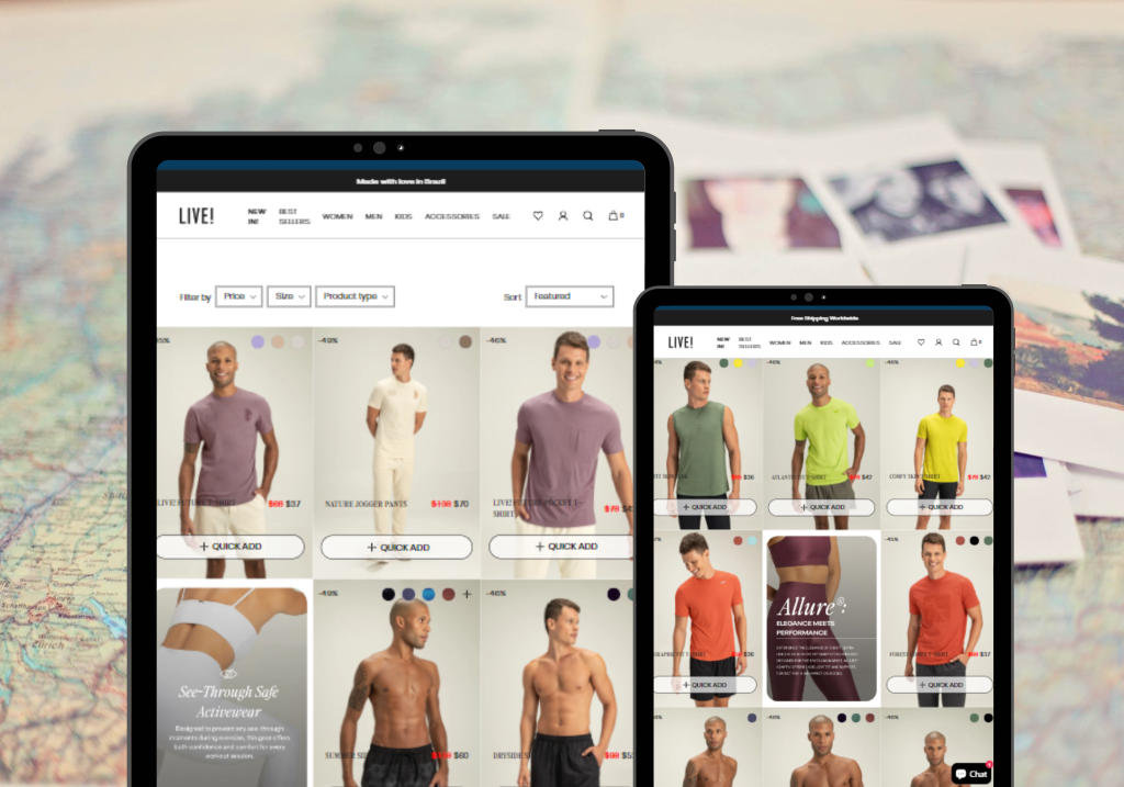 Live Clothing - Webiators