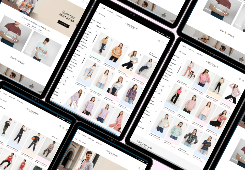 Octave Mettle Fashion Website | Made by Webiators Technologies