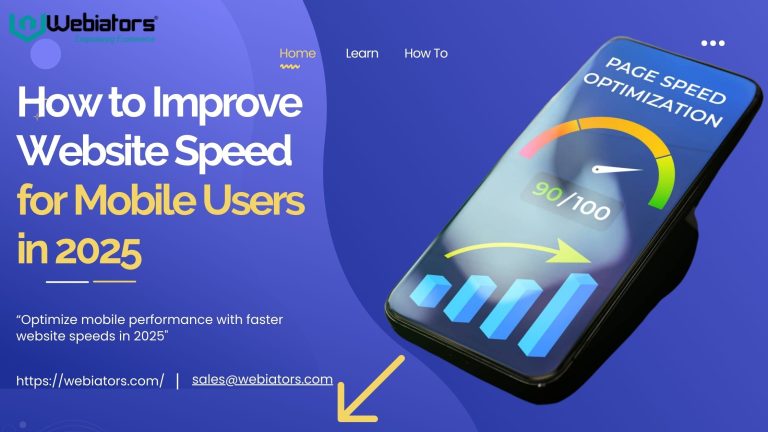 How to Improve Website Speed for Mobile Users - Webiators