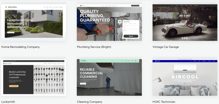 Wix Website Templates That Work for Any Industry
